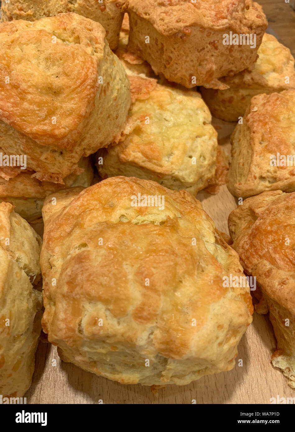 Cheese scones at a bakery Stock Photo - Alamy