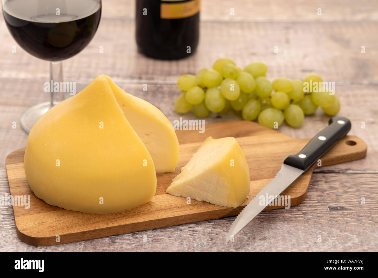 Spanish Tetilla cheese Stock Photo - Alamy