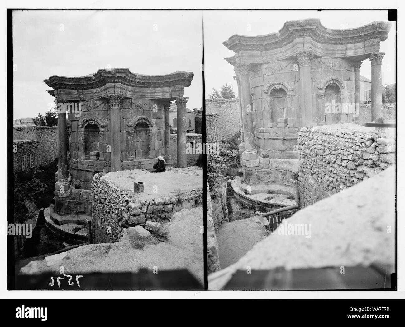 Baalbek. Temple of Venus Stock Photo - Alamy