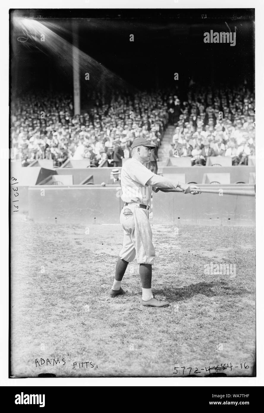 Babe Adams, Pittsburgh NL (baseball Stock Photo - Alamy