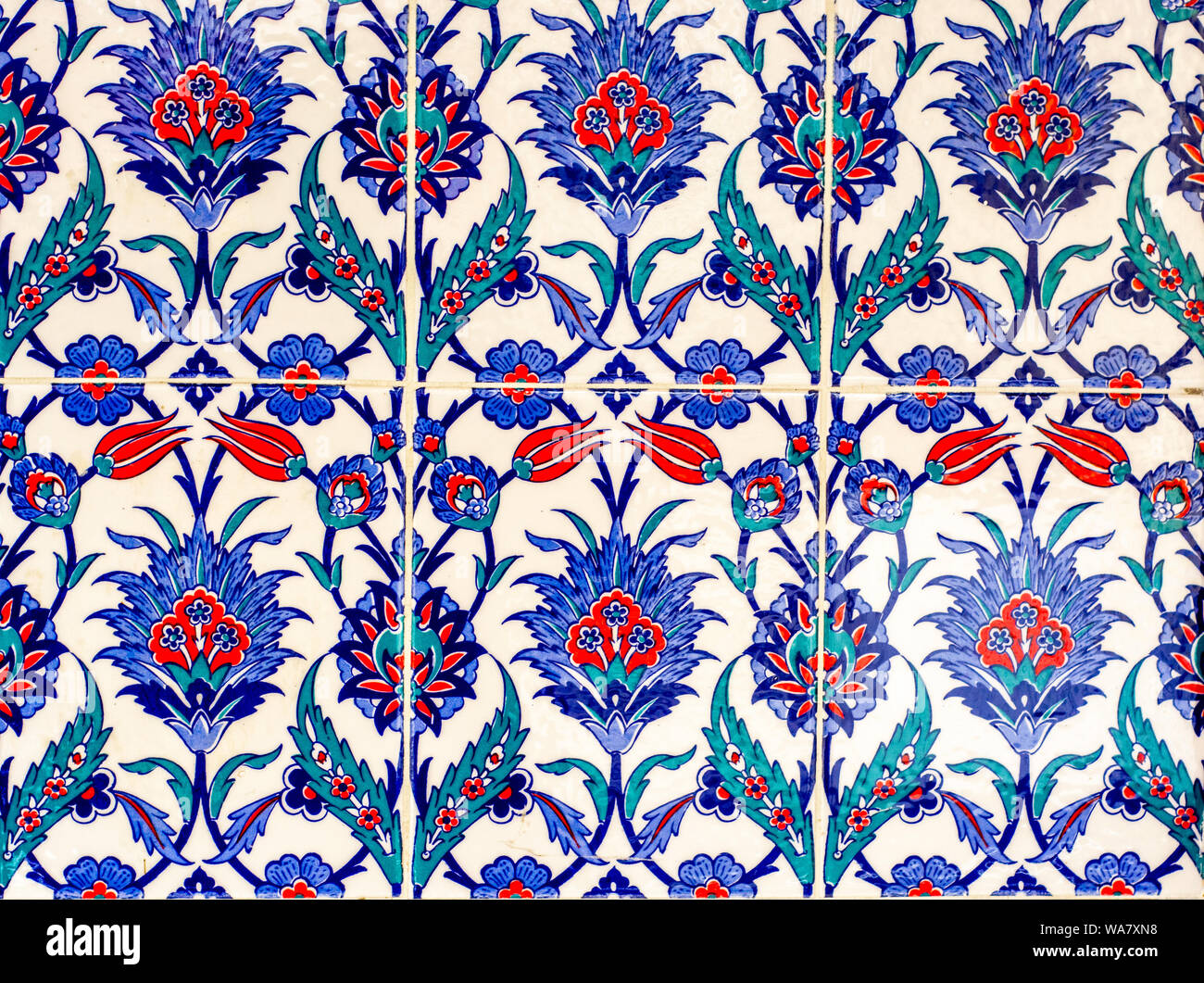 Tile and Ceramic of Ottoman Style Stock Photo - Alamy