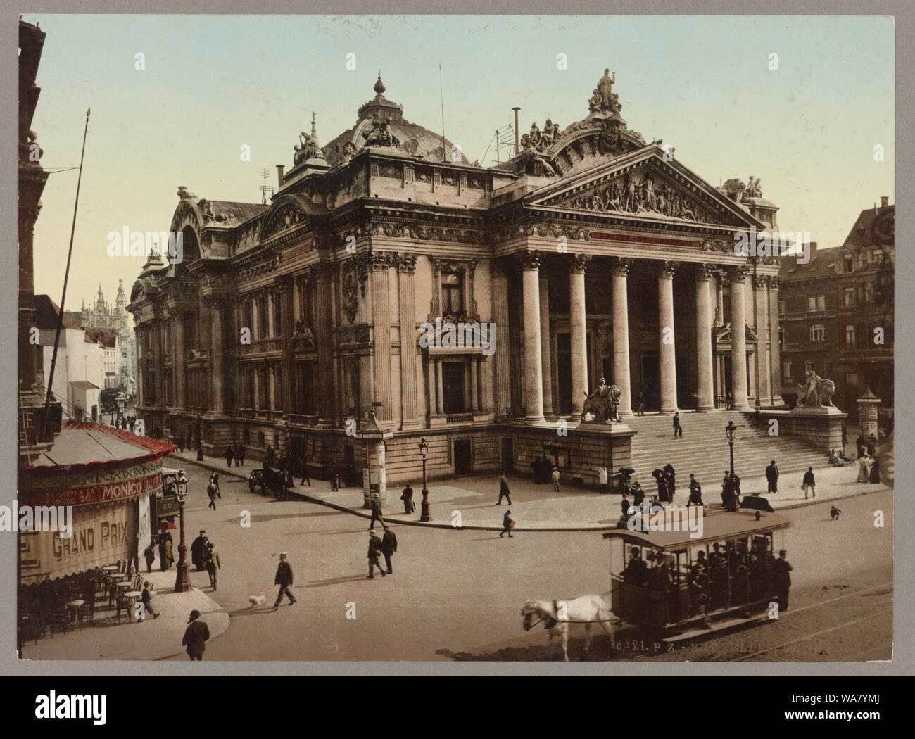 Bruxelles. La Bourse Stock Photo - Alamy