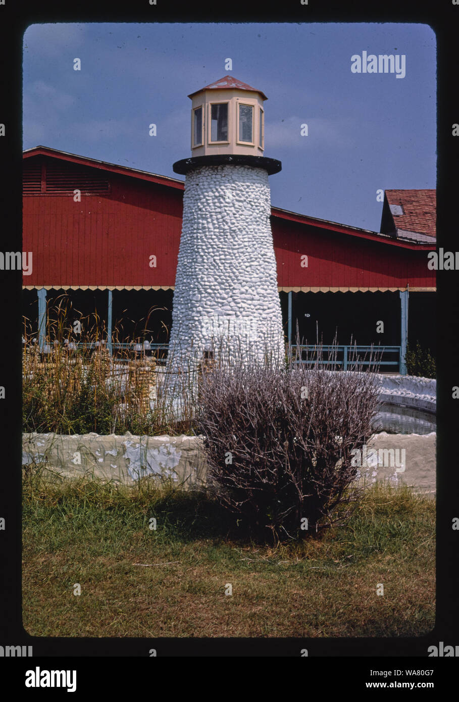Buckroe Beach Amusement Park lighthouse, Hampton, Virginia Stock Photo ...