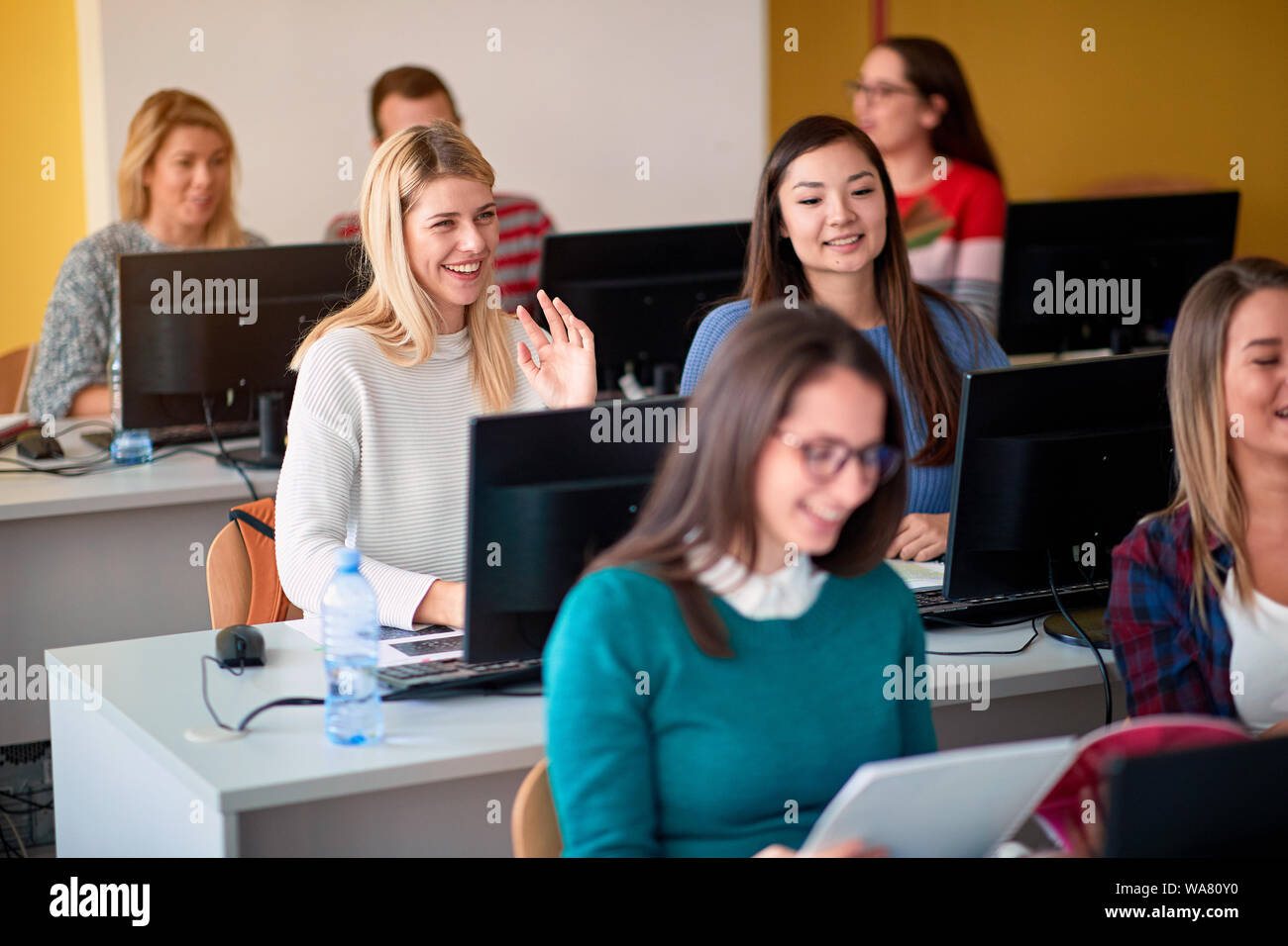 Study multi ethnic hi-res stock photography and images - Alamy
