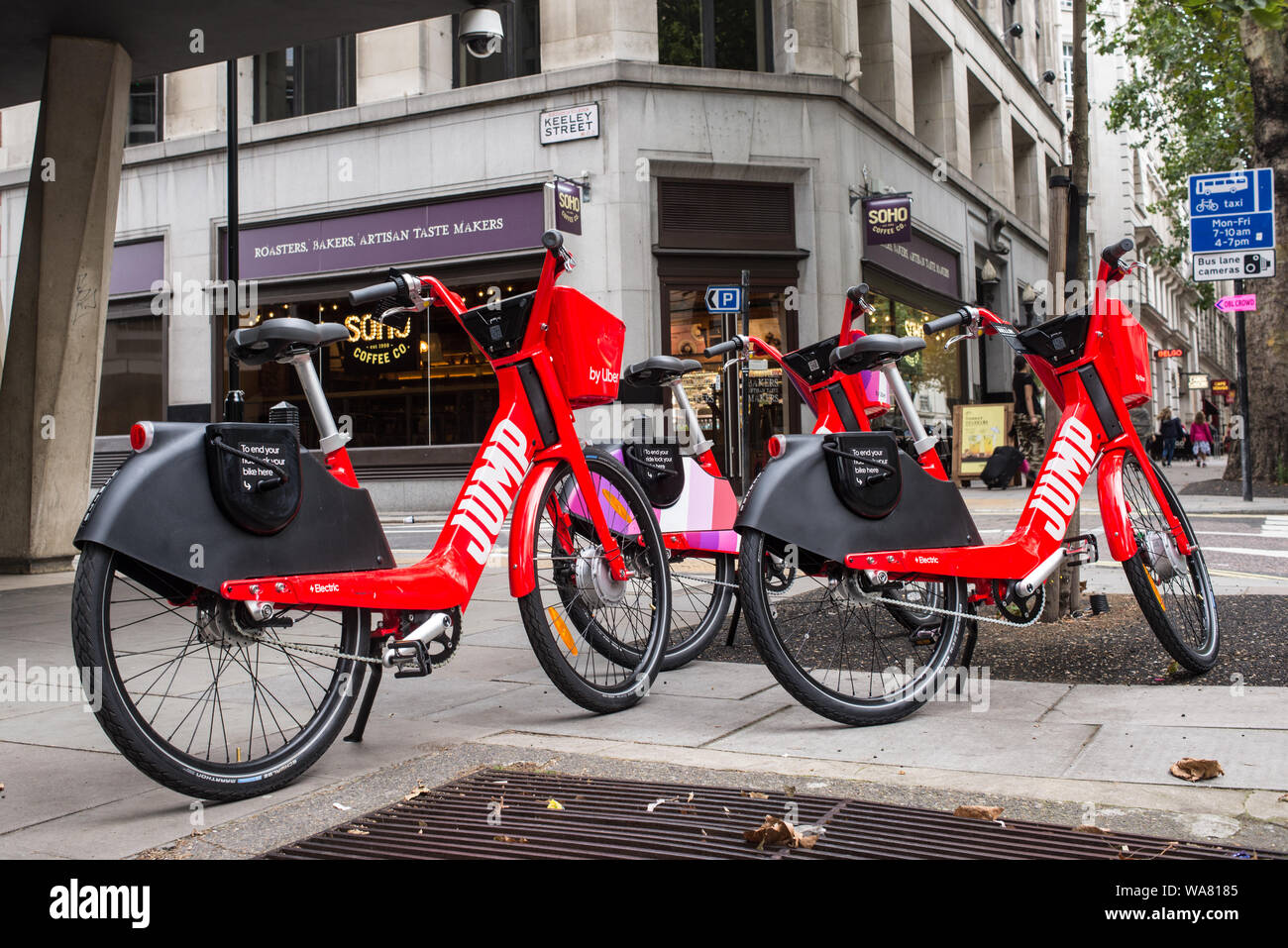 Uber dockless bicycles hi-res stock photography and images - Alamy