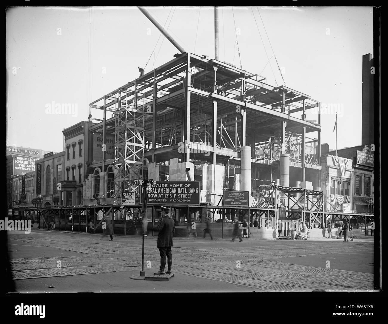 American national bank building Black and White Stock Photos & Images ...