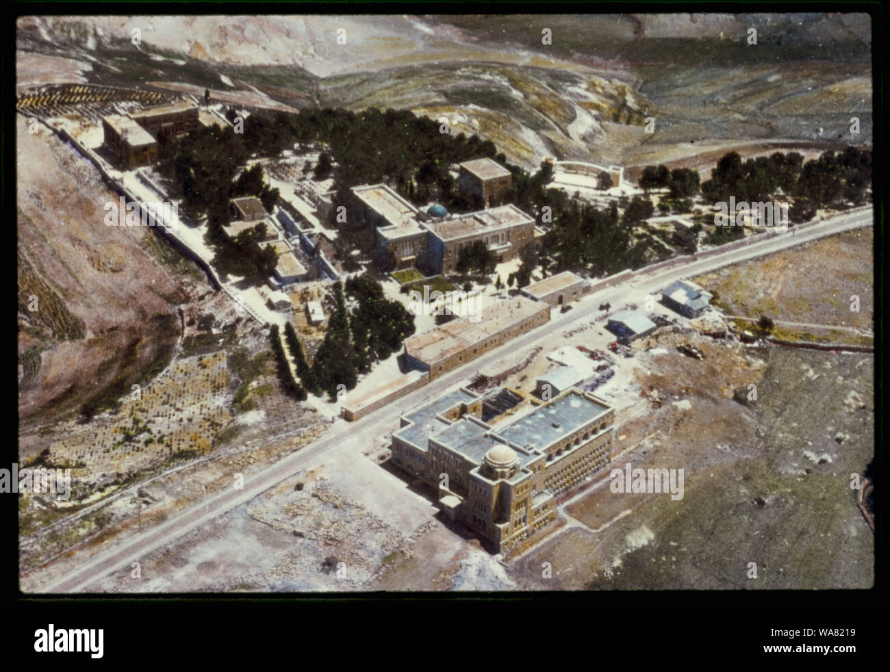 Buildings in Jerusalem. Hebrew University, air Stock Photo - Alamy