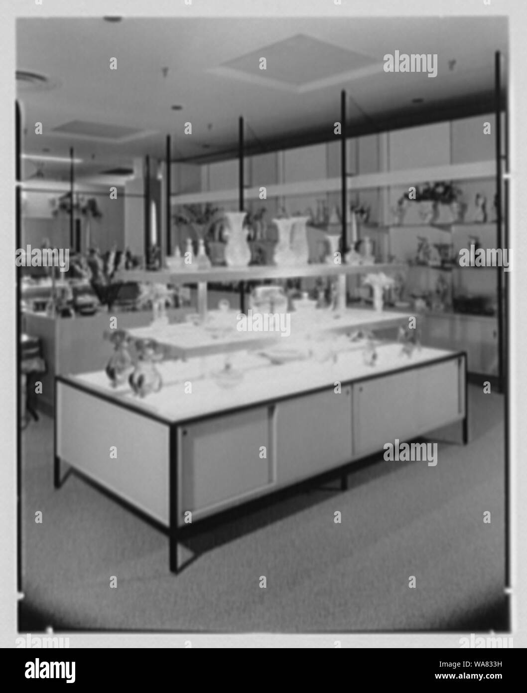 Department store 1940s Black and White Stock Photos & Images - Alamy
