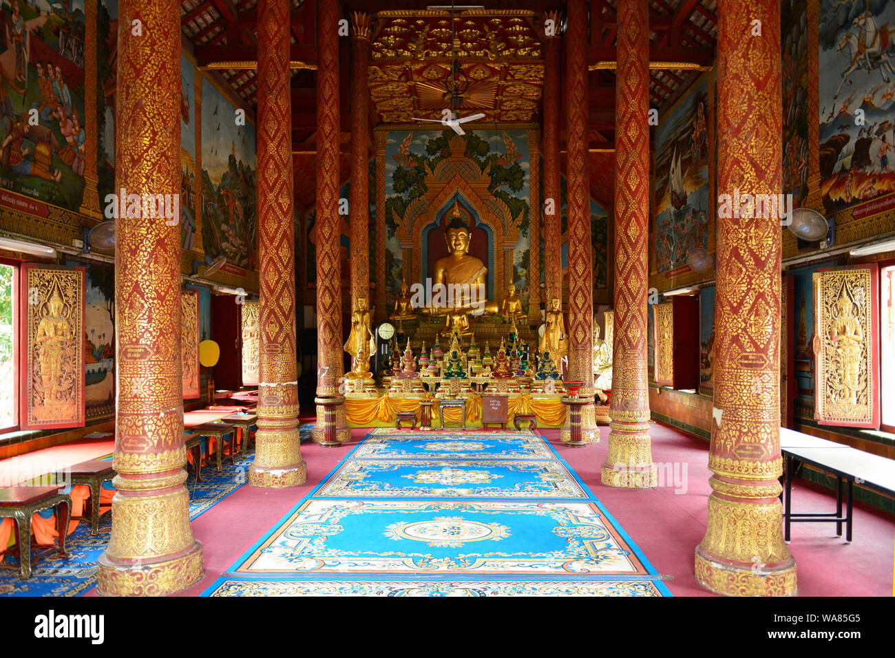 Thai Buddhist Temple Inside
