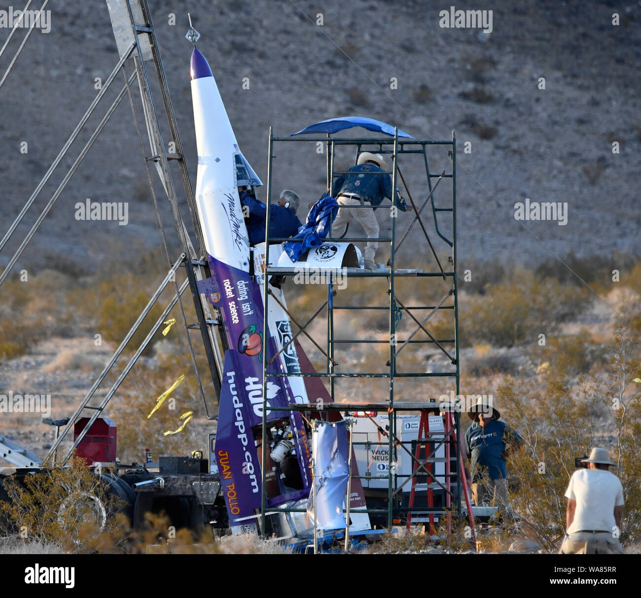 After a long 8+hours in 110 degree heat ''Mad'' Mike Hughes and crew ...
