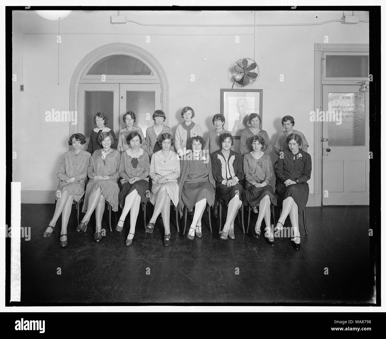 C&P Tel. Co. girls group Stock Photo - Alamy