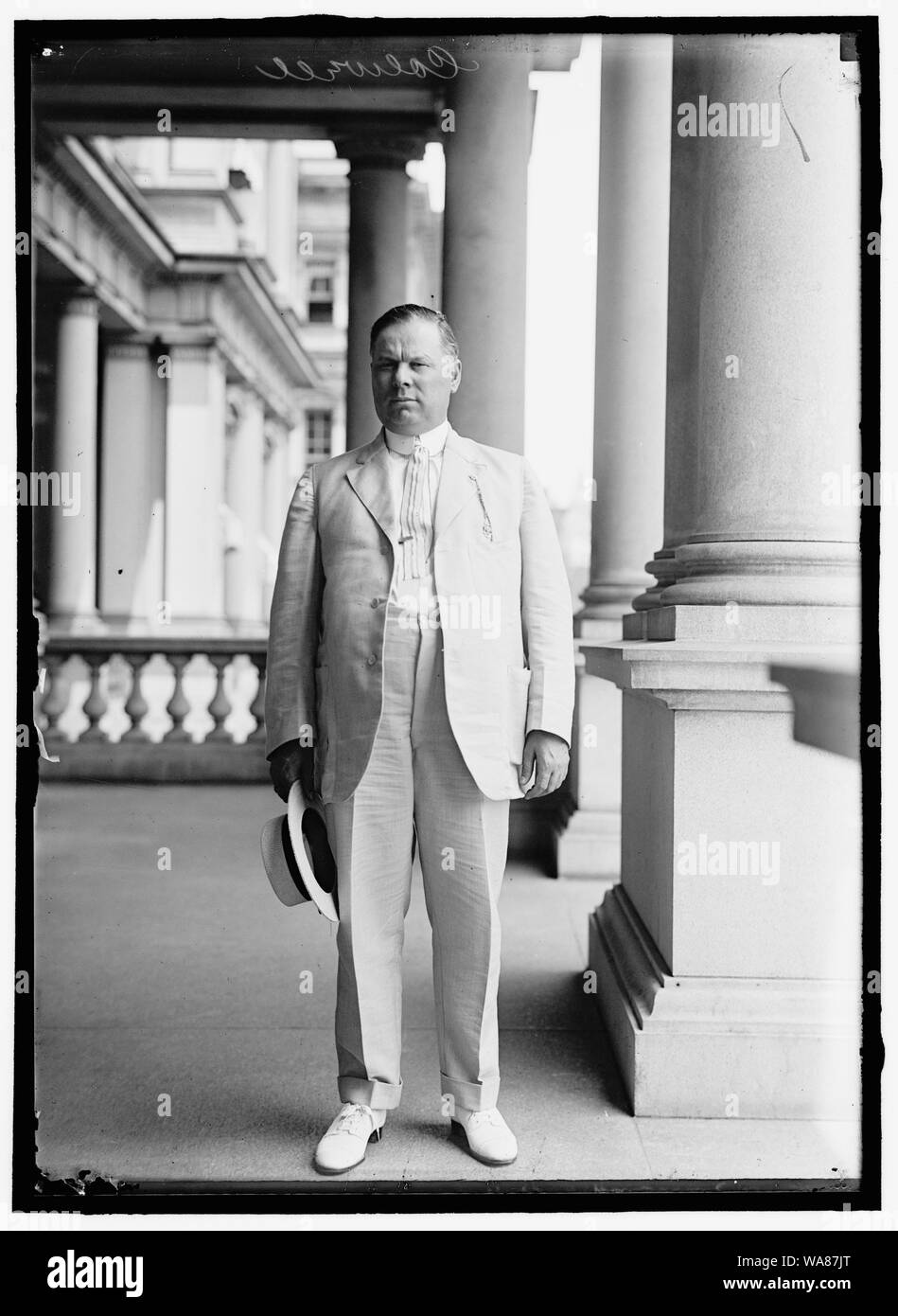 CALDWELL, JOHN LAWRENCE. AMBASSADOR TO PERSIA, 1914-. SNAP Stock Photo ...