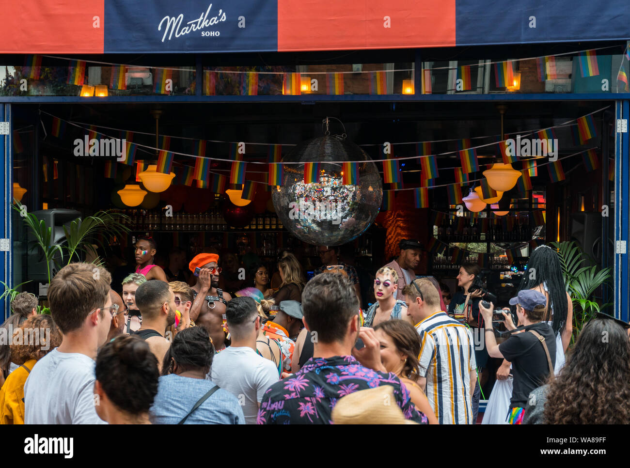 Pride flag uk parade hi-res stock photography and images - Alamy