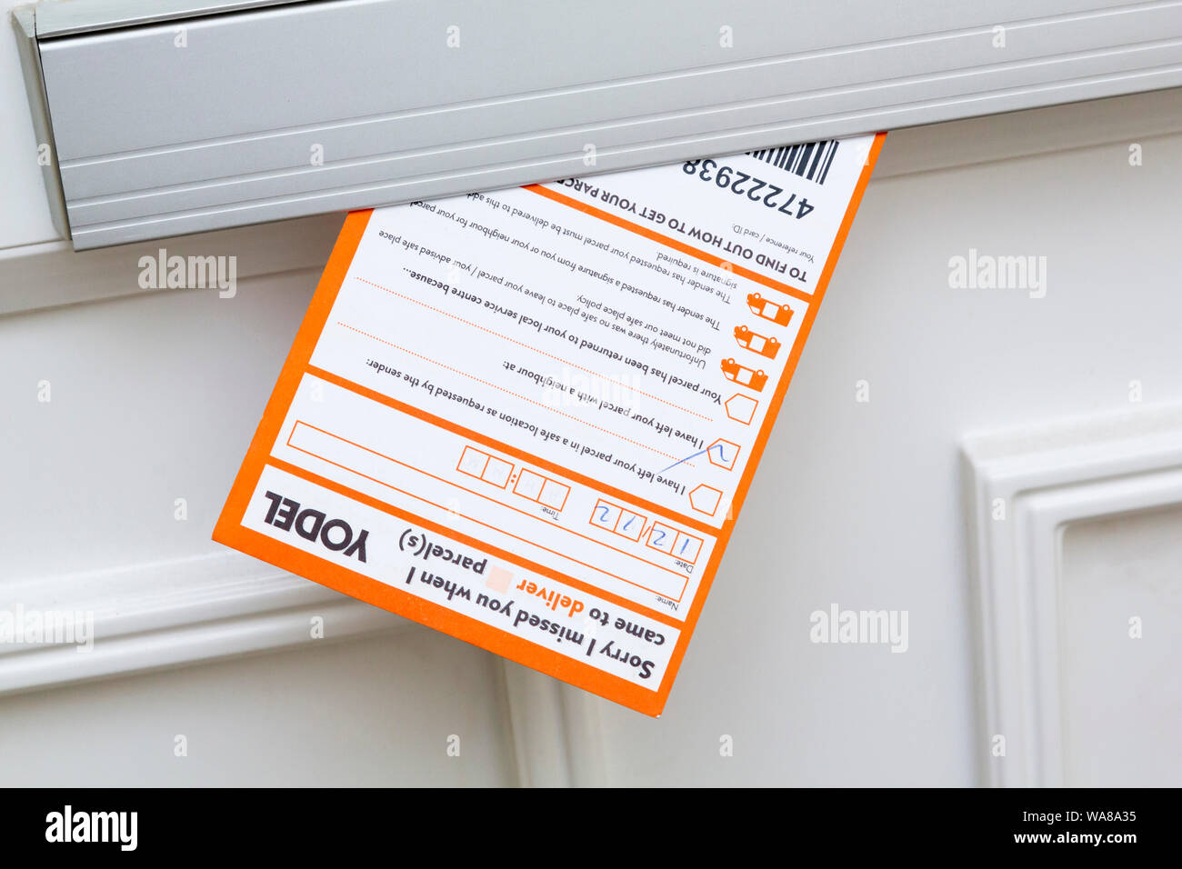 Delivery note hi-res stock photography and images - Alamy