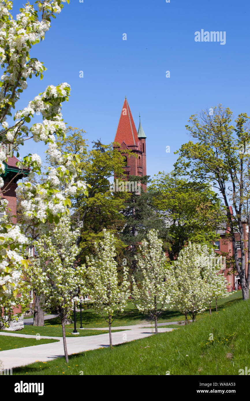 Tower at Wells College Stock Photo - Alamy