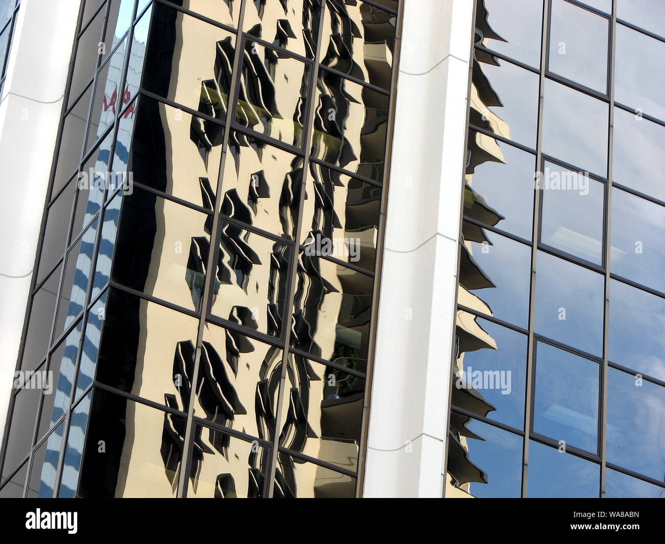 Abstract View of Modern High Rise Buildings Stock Photo - Alamy