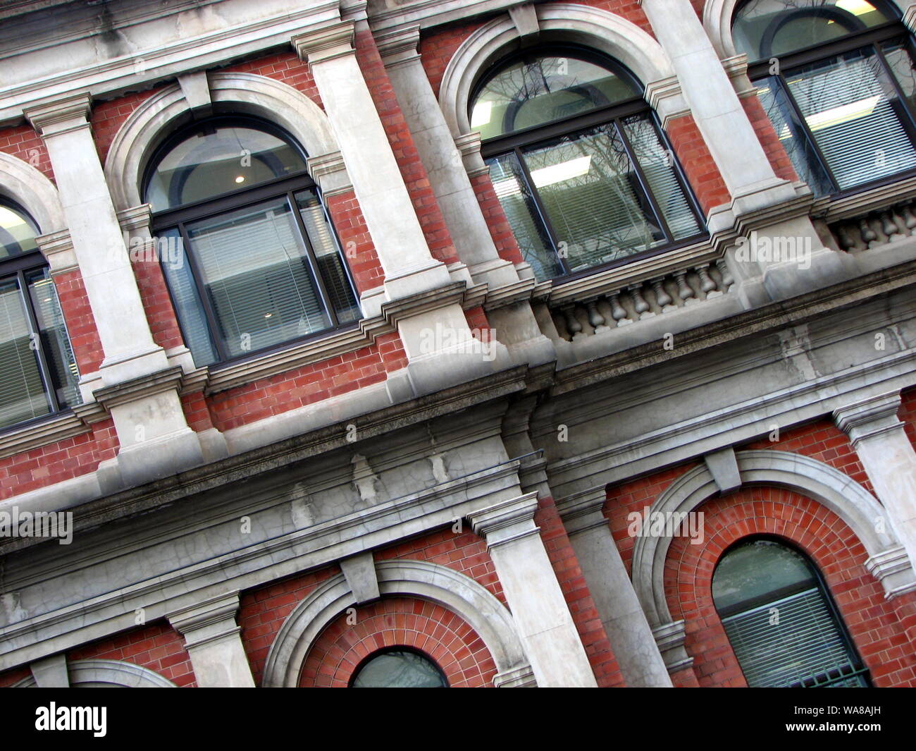 Building Abstract of Old Style City Buildings Stock Photo - Alamy