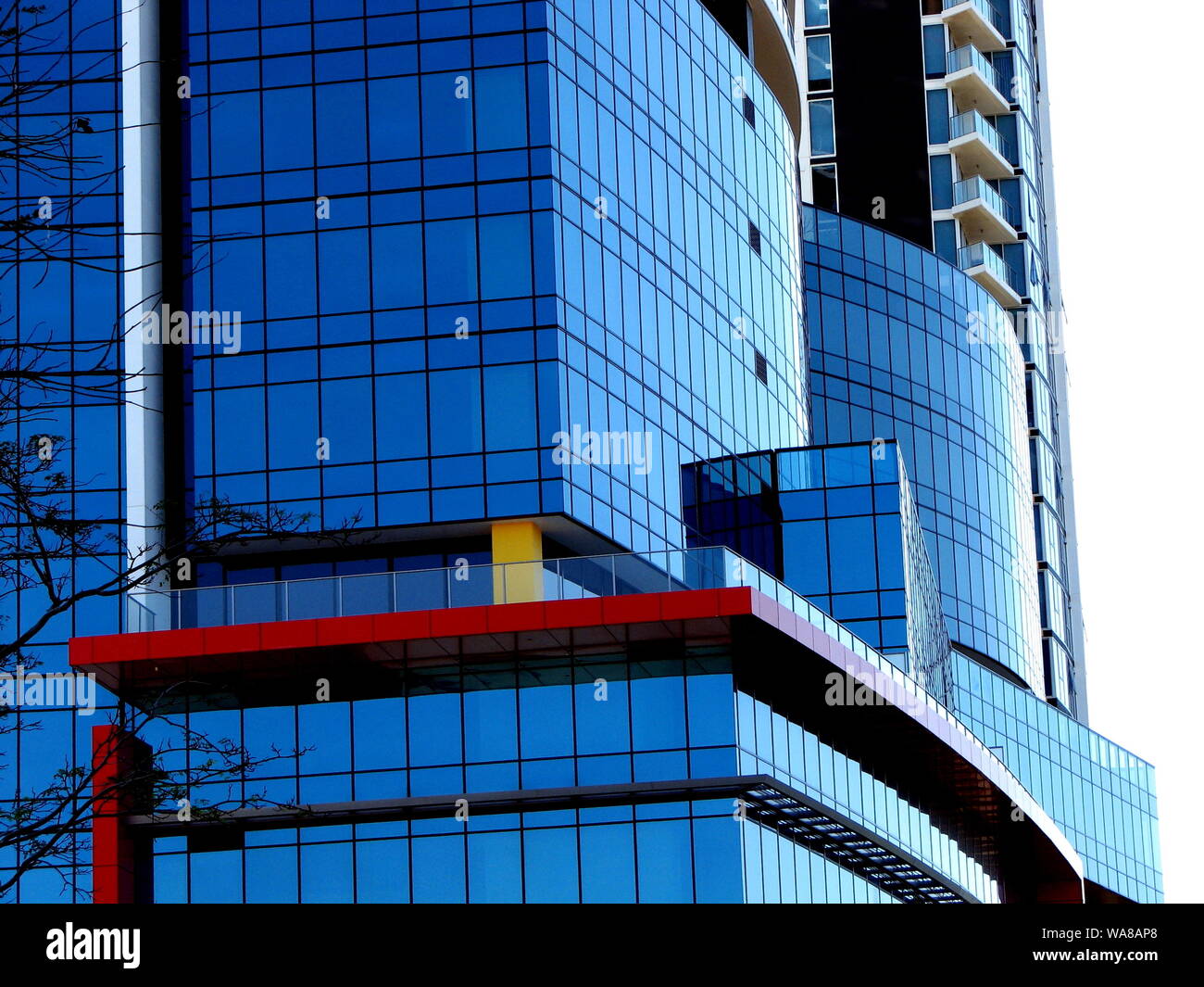 Abstract View of Modern High Rise Buildings Stock Photo - Alamy