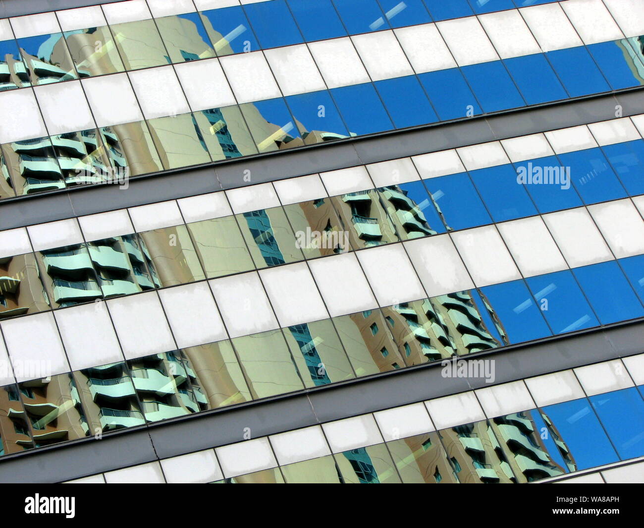Abstract View of Modern High Rise Buildings Stock Photo - Alamy
