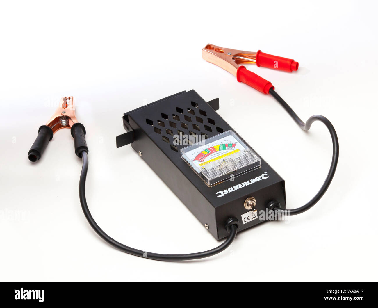 car battery tester Stock Photo - Alamy