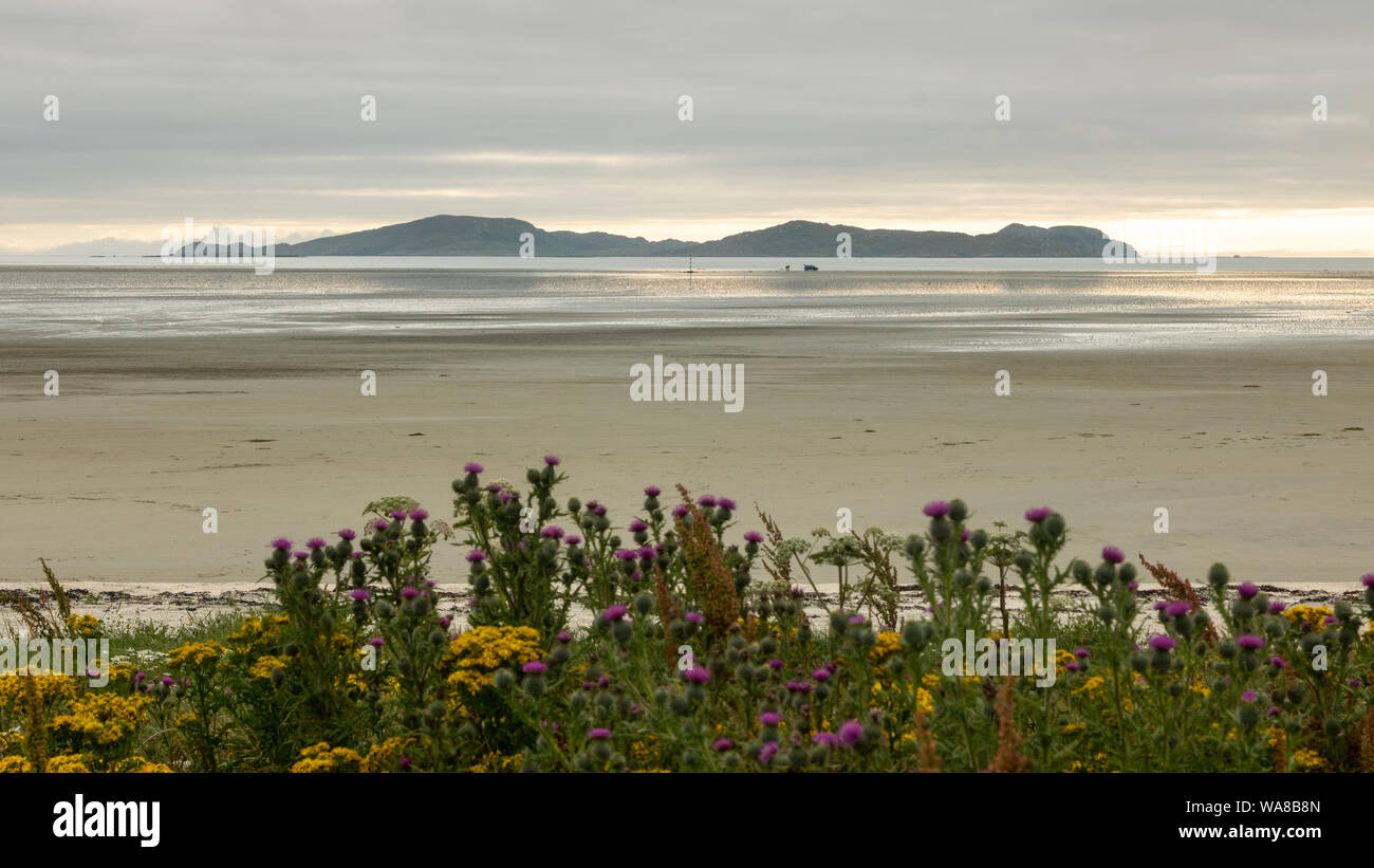 The beautiful beaches of Barra. Outer Hebrides, Scotland Stock Photo ...