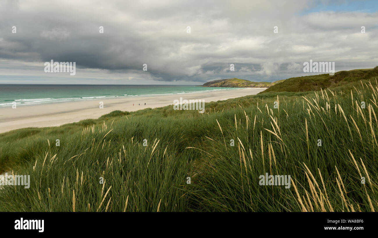 The beautiful beaches of Barra. Outer Hebrides, Scotland Stock Photo ...