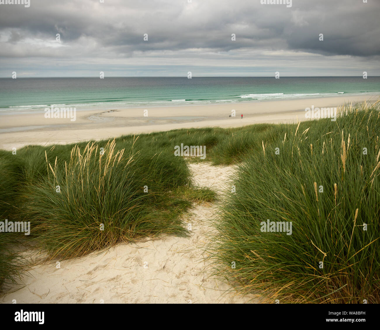 The beautiful beaches of Barra. Outer Hebrides, Scotland Stock Photo ...