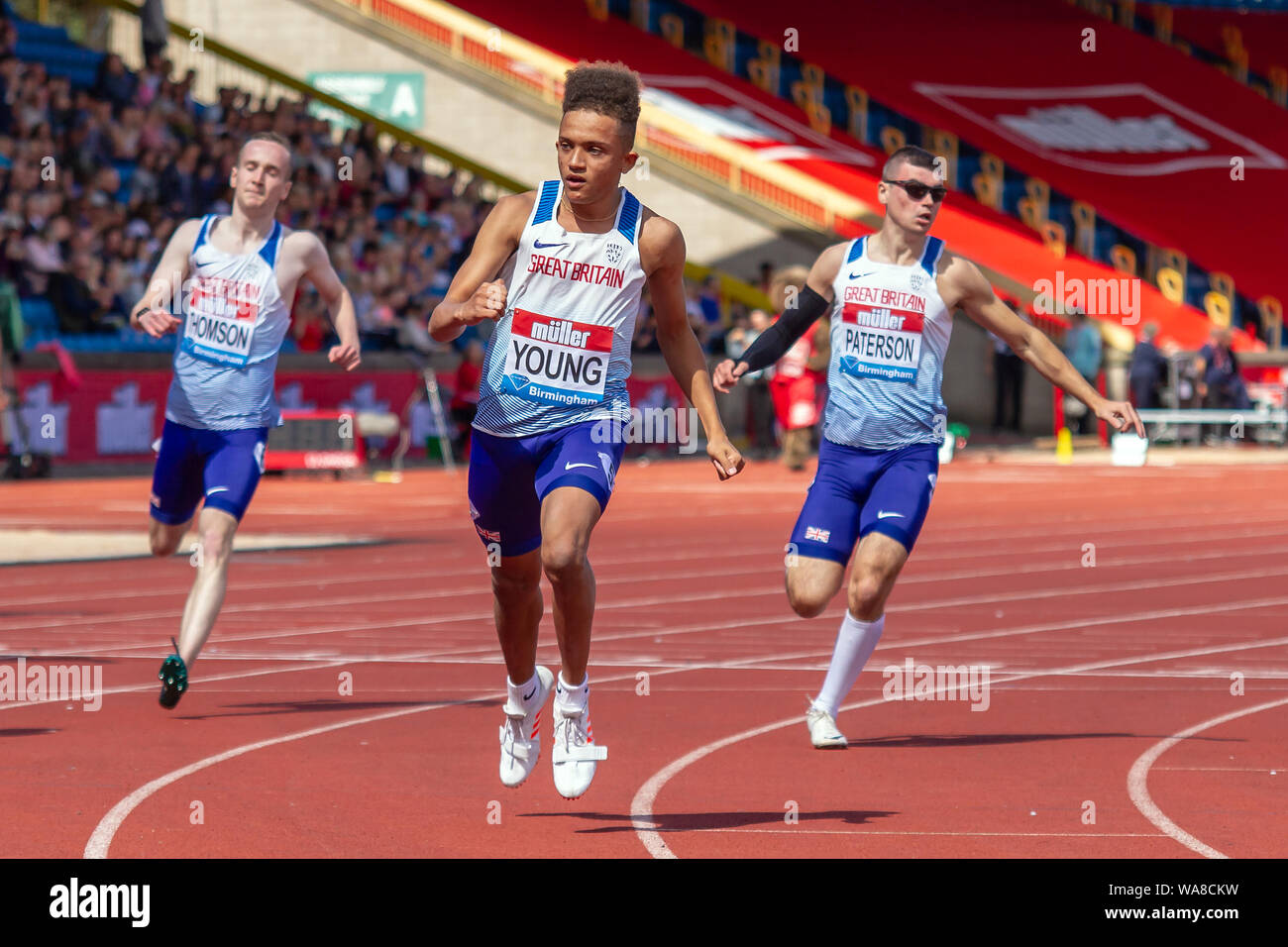 Alexander Thomson, Thomas Young and Ross Paterson of Great Britain ...