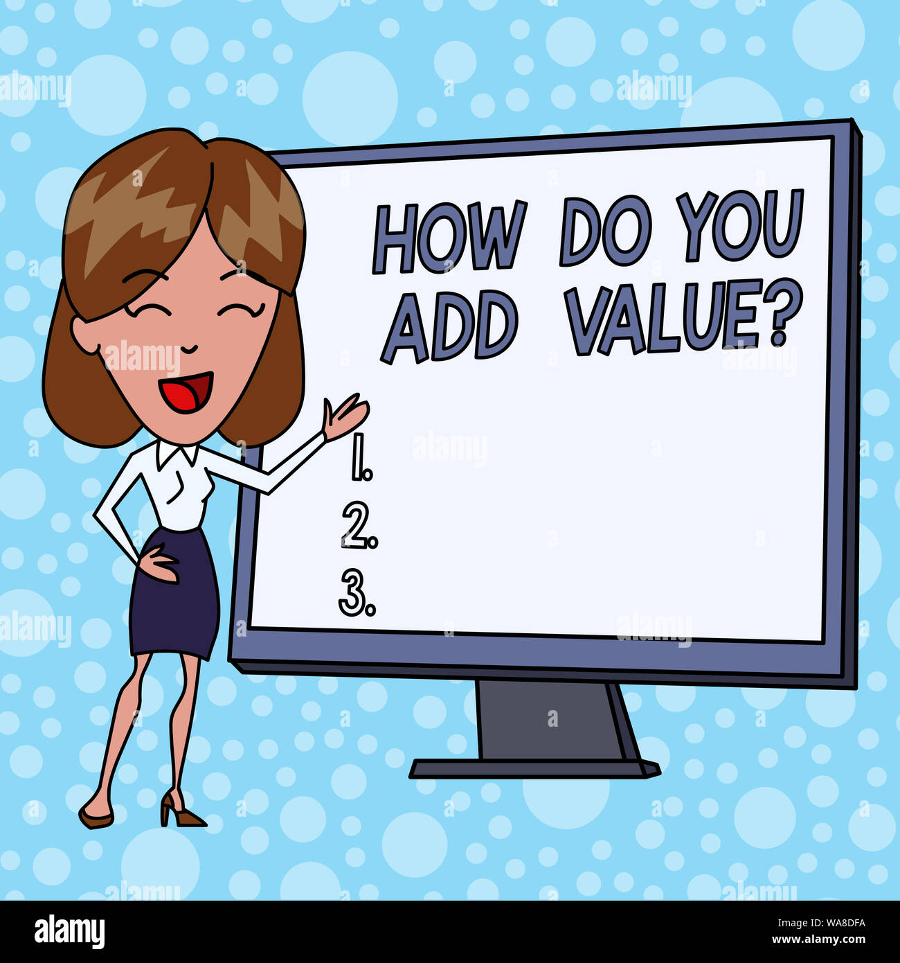 Writing note showing How Do You Add Value Question. Business concept ...