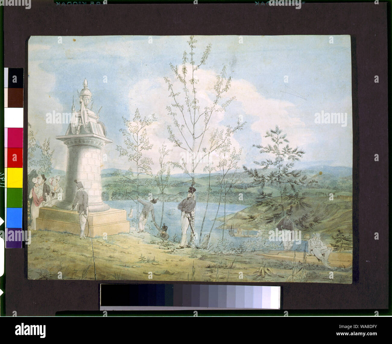 Cadets' monument at West Point Stock Photo - Alamy