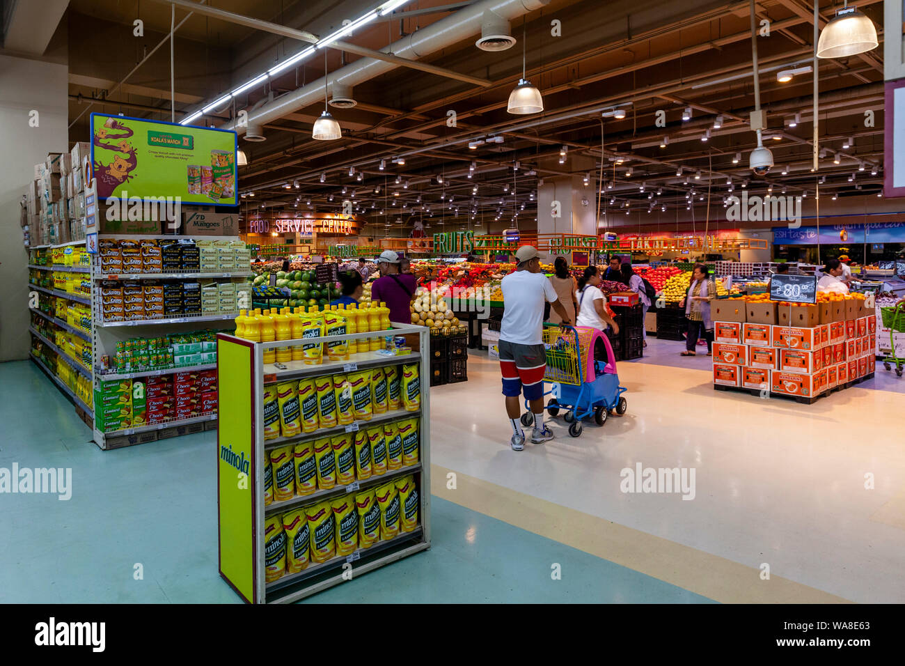 A Supermarket Inside The Mall Of Asia Shopping Mall, Manila, The ...