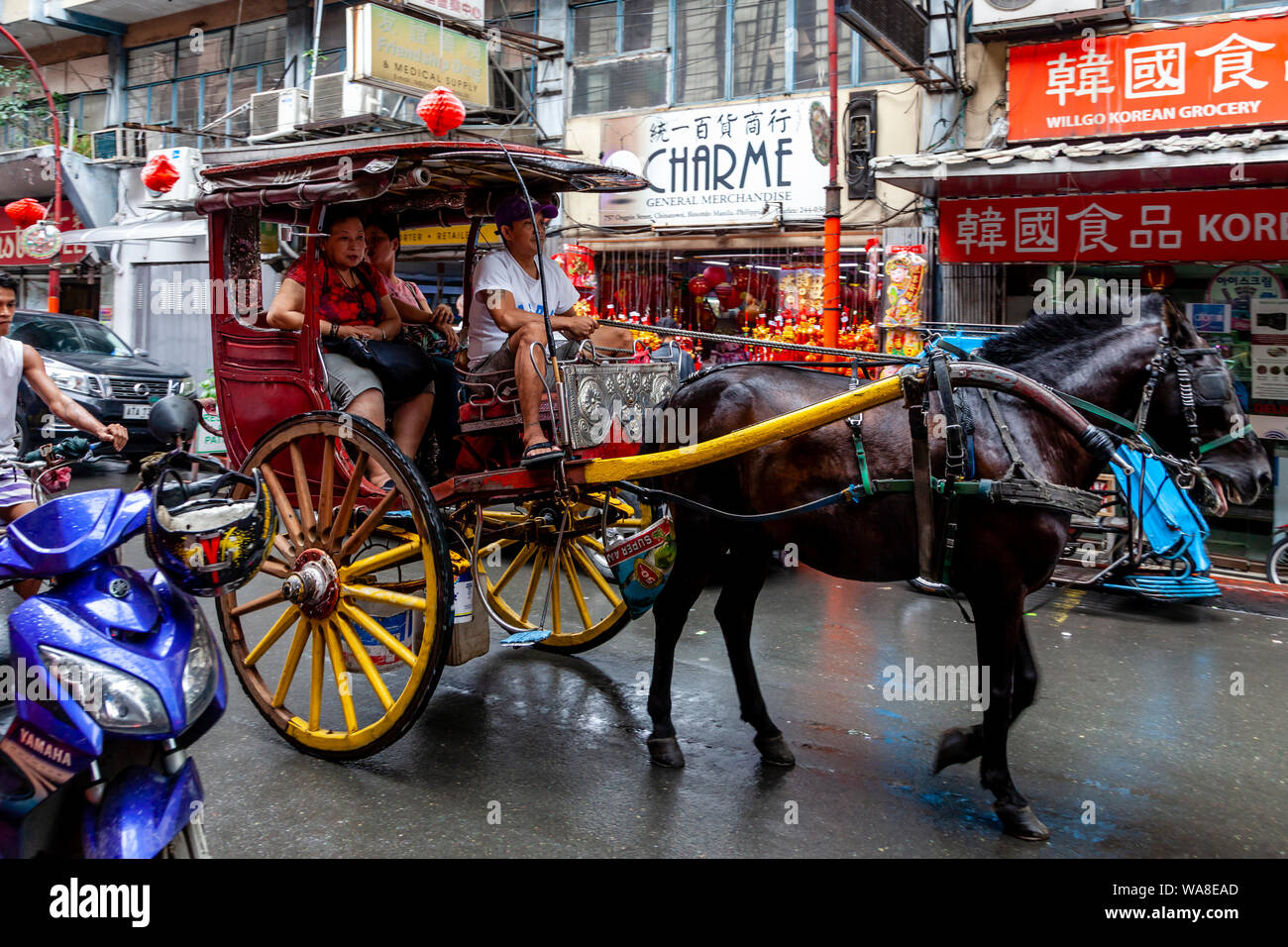 Philippines kalesa manila hi-res stock photography and images - Alamy