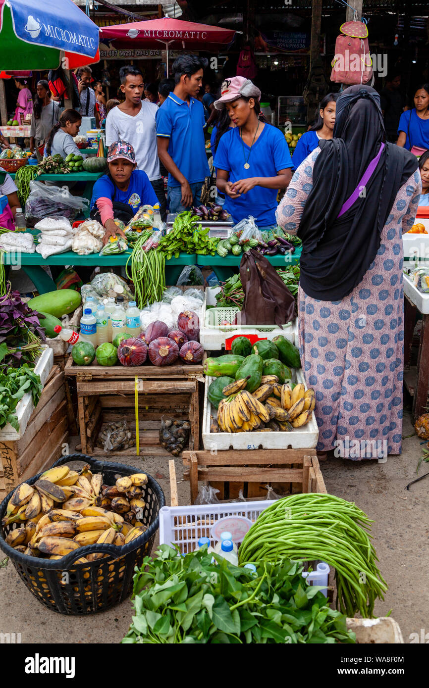 El Nido Street Market, El Nido, Palawan, The Philippines Stock Photo ...