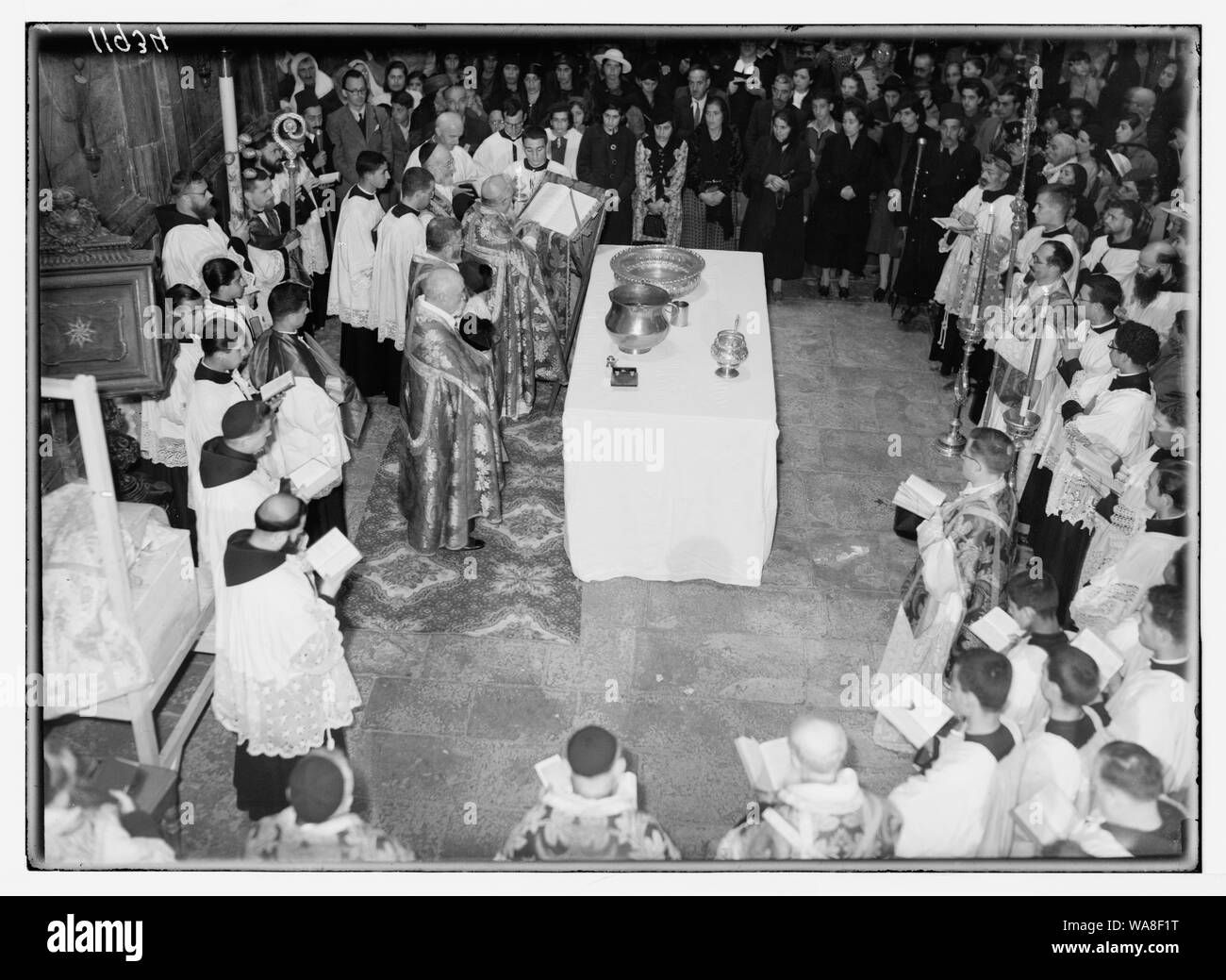 Calendar of religious ceremonies in Jer. [i.e., Jerusalem] Easter ...