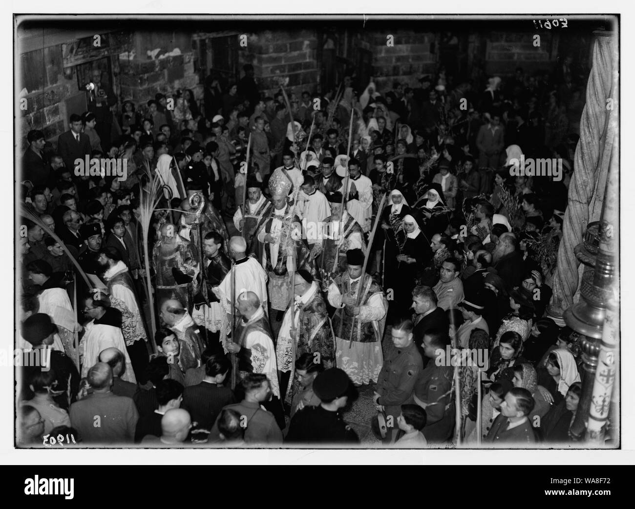 Calendar of religious ceremonies in Jer. [i.e., Jerusalem] Easter ...