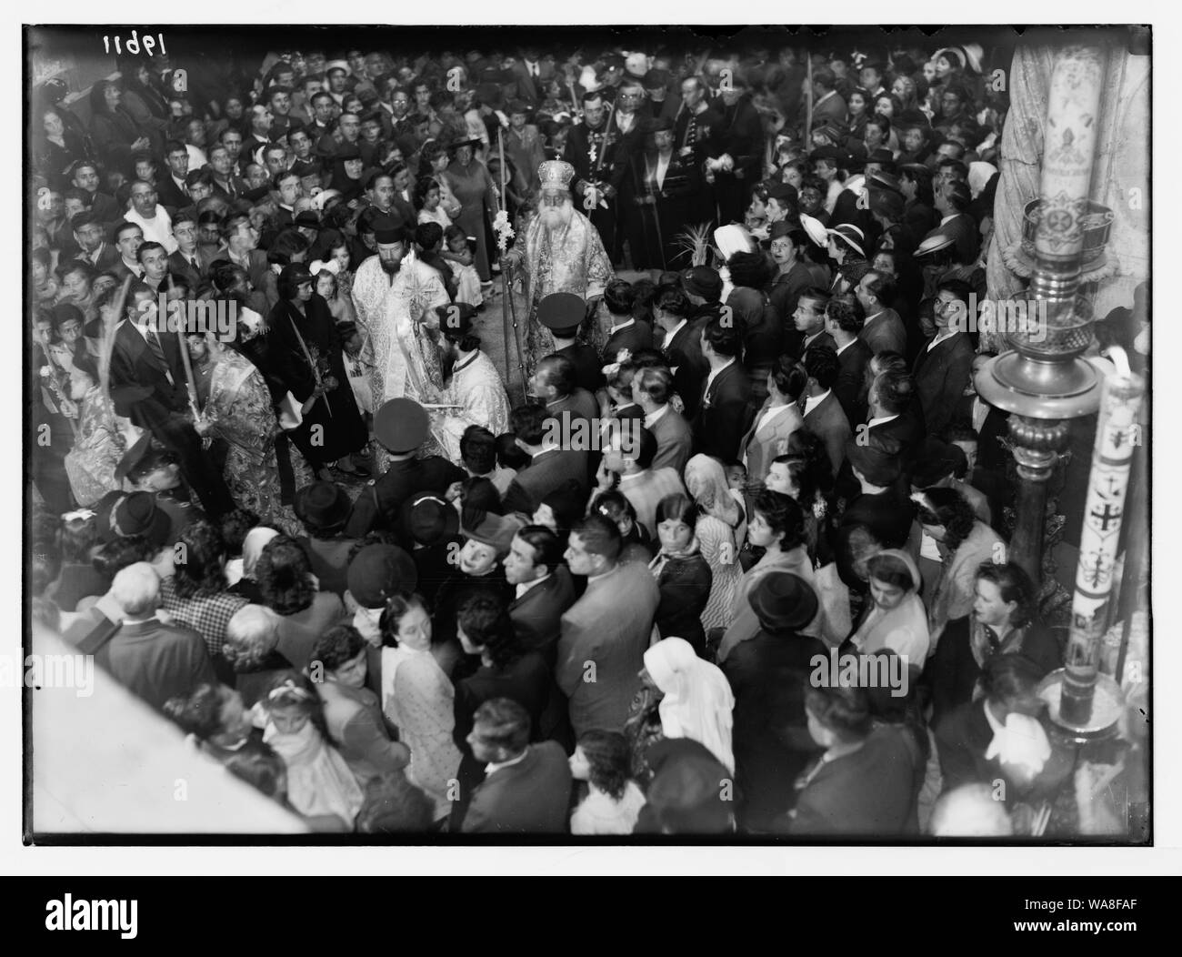 Calendar of religious ceremonies in Jer. [i.e., Jerusalem] Easter ...