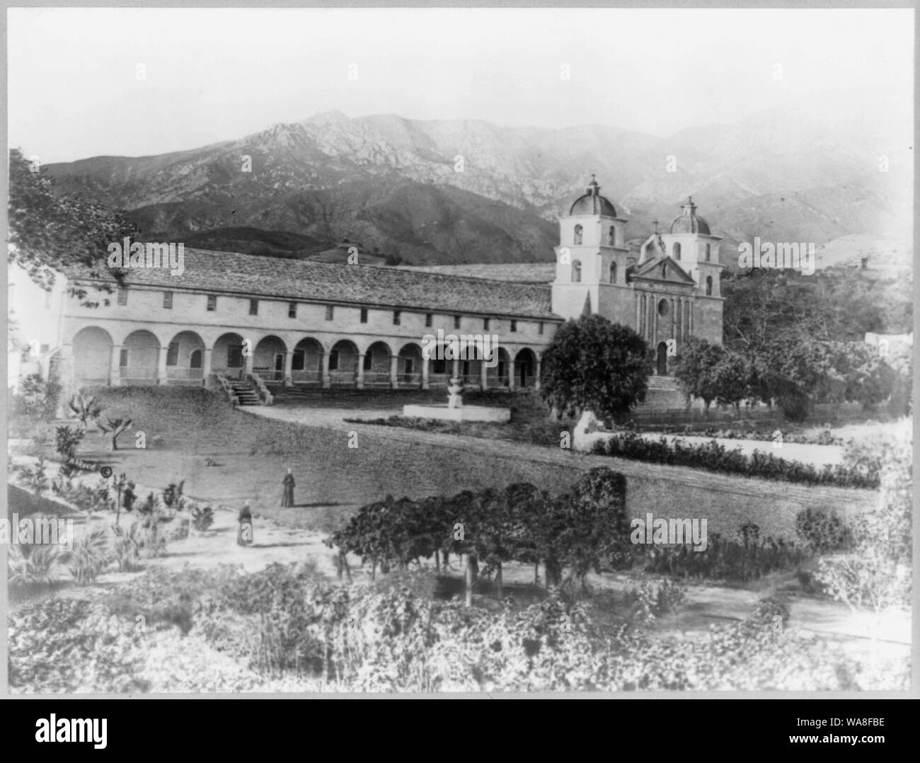 Santa barbara mission Black and White Stock Photos & Images - Alamy