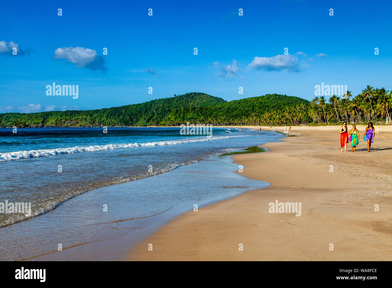 Nacpan Beach, El Nido, Palawan Island, The Philippines Stock Photo - Alamy