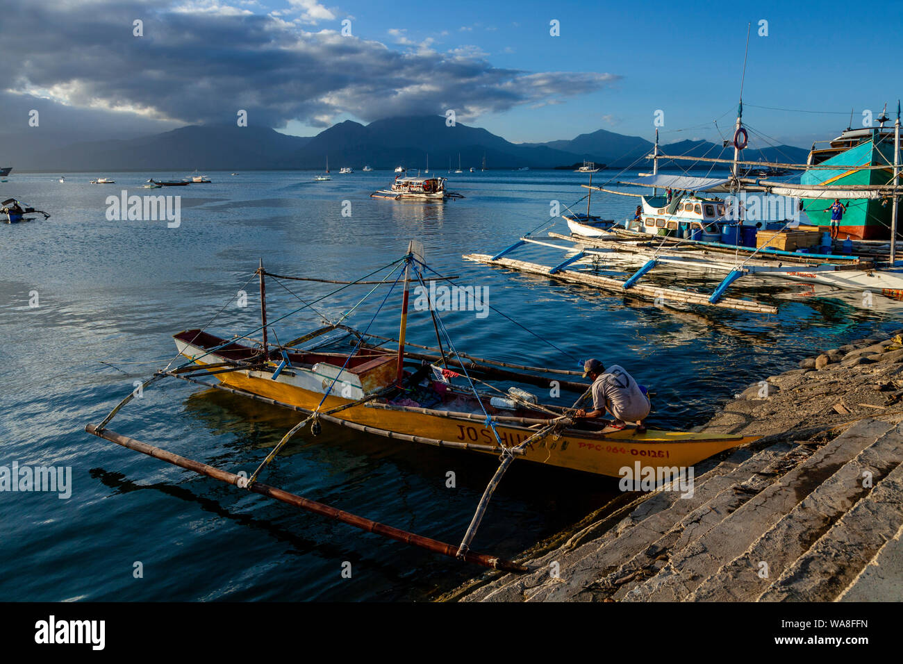 Small colorful wooden boats hi-res stock photography and images - Alamy
