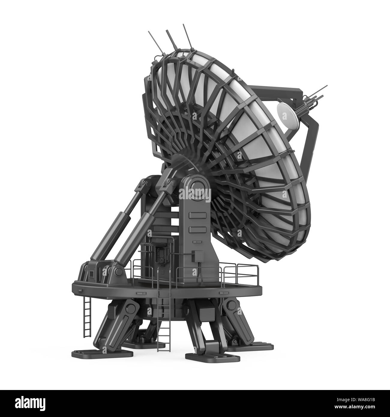 Satellite Dish Antenna Isolated Stock Photo - Alamy