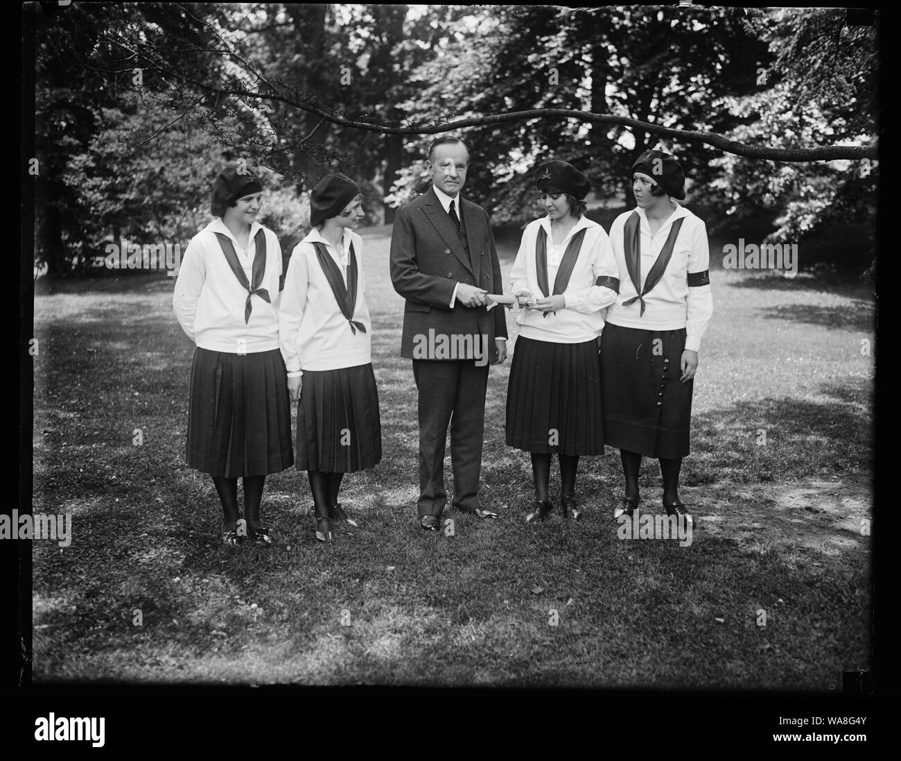 Children camp fire Black and White Stock Photos & Images - Alamy