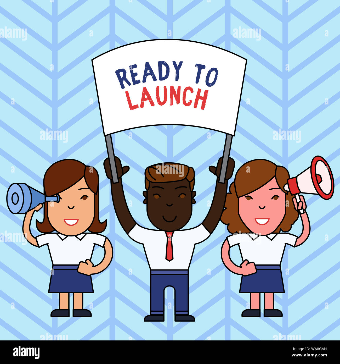 Writing note showing Ready To Launch. Business concept for an event to ...
