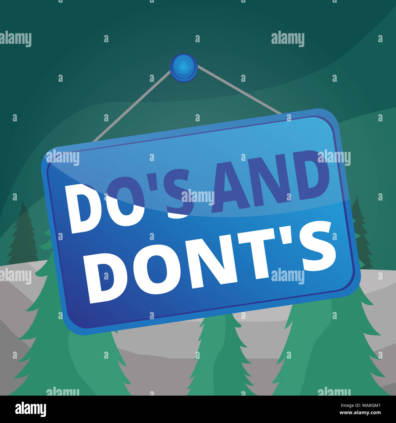 Word writing text Do S And Dont S. Business photo showcasing Rules or ...