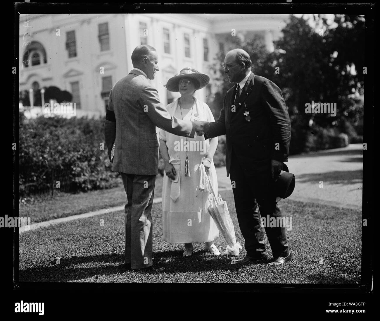 President calvin coolidge white house Black and White Stock Photos ...
