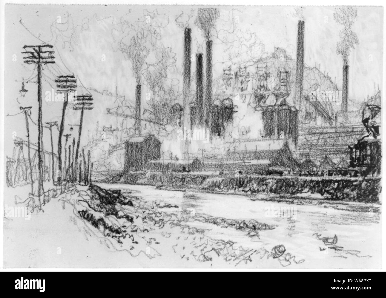 Cambria steel works, Johnstown Stock Photo - Alamy