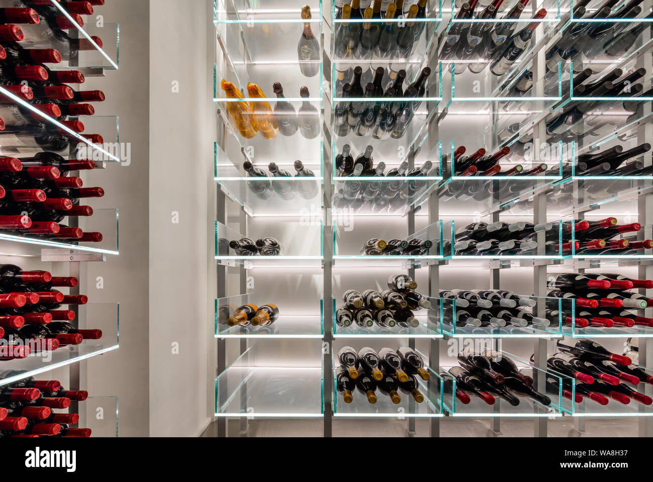 Modern wine cellar Stock Photo - Alamy