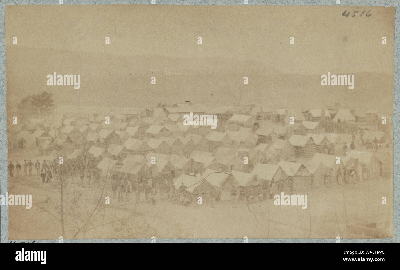 Camp of 18th Ohio Infantry Stock Photo - Alamy