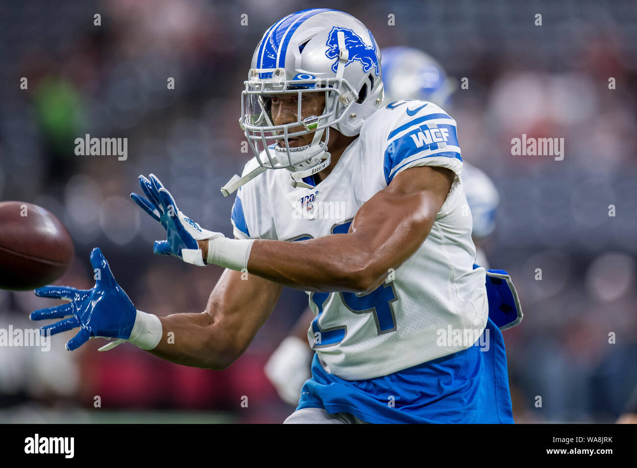 August 17, 2019: Detroit Lions defensive back Andrew Adams (24) prior ...