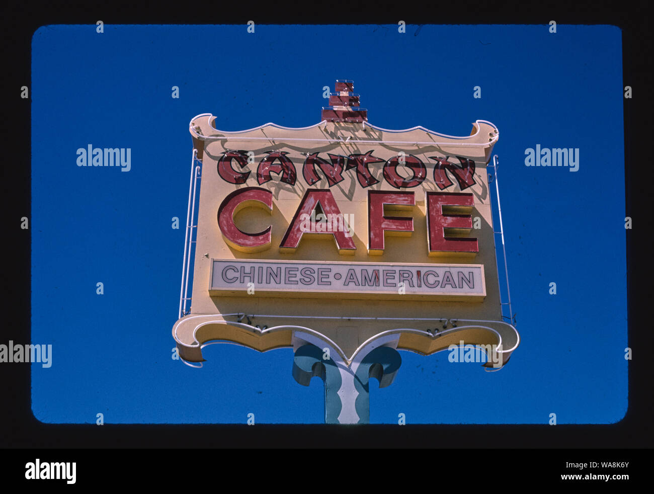 Canton Cafe sign, Grants, New Mexico Stock Photo - Alamy