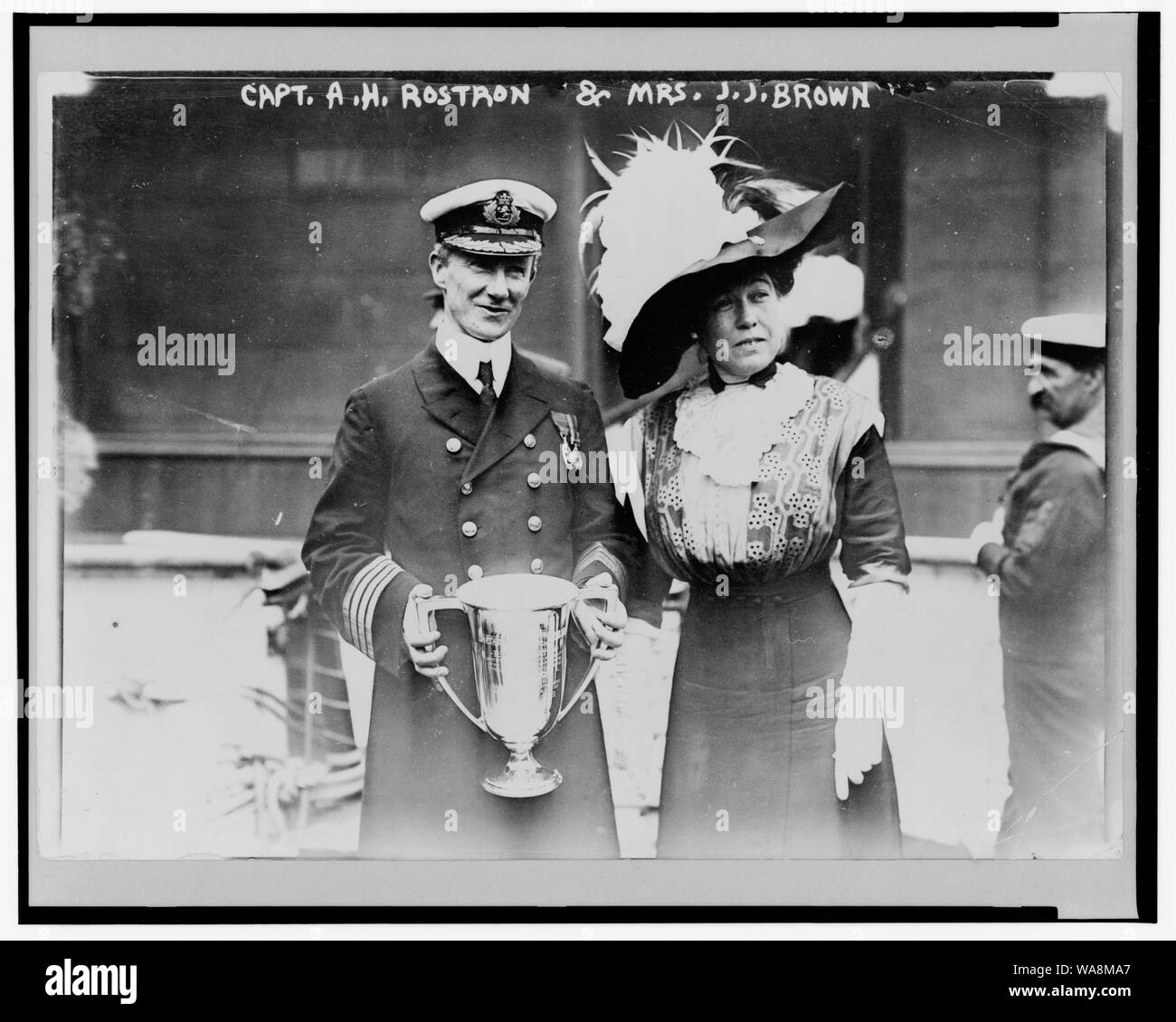 Capt. A.H. Rostron Stock Photo - Alamy